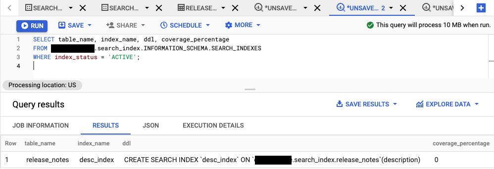 [アップデート] BigQuery で search index (Preview) が利用可能になりテキストや半構造データを効率的に検索可能 ...