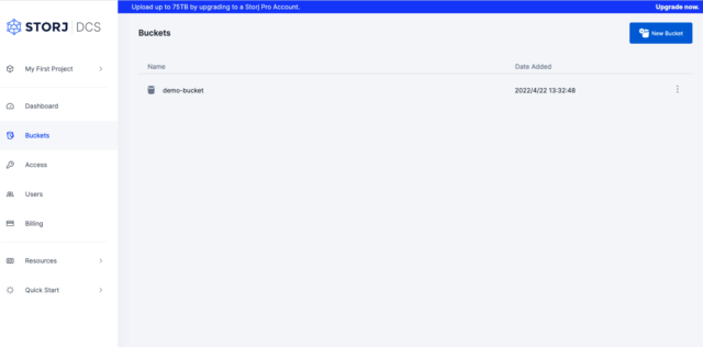 分散型クラウドストレージのStorj DCSを使ってみる | DevelopersIO