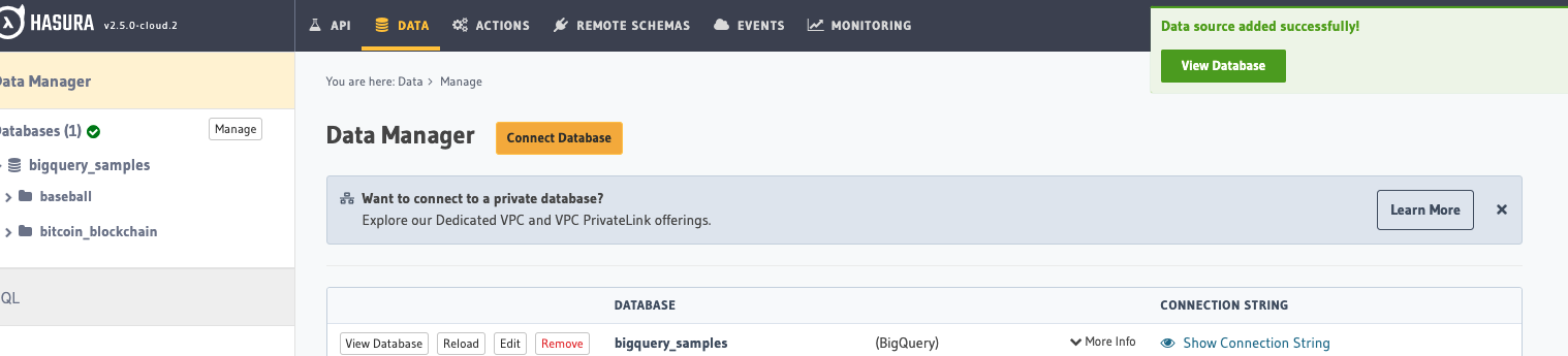 Hasura(cloud)のGraphQLエンジンからBigQueryを繋いで参照してみる | DevelopersIO