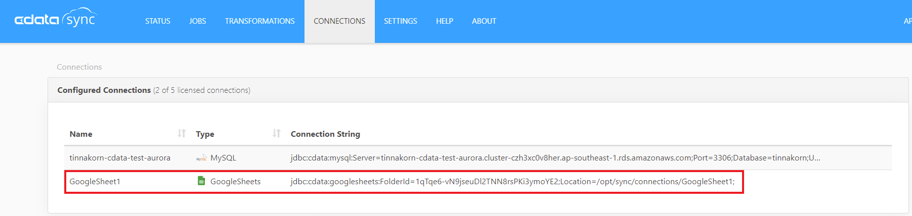 วิธีเชื่อมต่อกับ Google Sheet และสร้าง Job ด้วย CData Sync | DevelopersIO