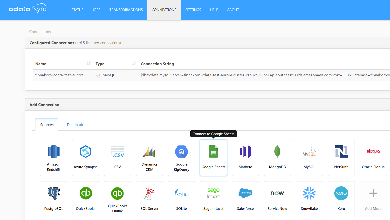 วิธีเชื่อมต่อกับ Google Sheet และสร้าง Job ด้วย CData Sync | DevelopersIO