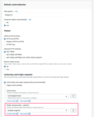 AWS LambdaをAmazon CloudFrontのオリジンに指定してみた | DevelopersIO