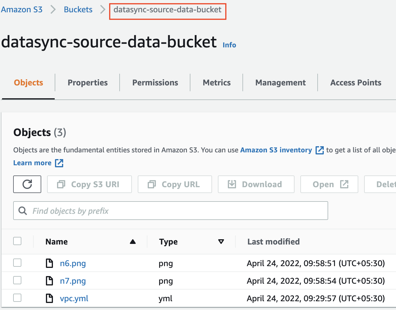 AWS CLIを使用してS3でDataSyncをしてみた。 | DevelopersIO