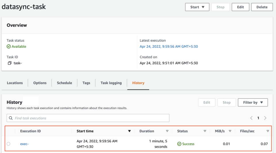 AWS CLIを使用してS3でDataSyncをしてみた。 | DevelopersIO