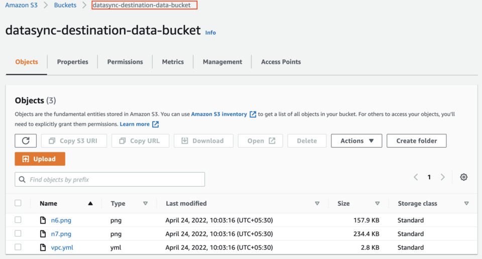 AWS CLIを使用してS3でDataSyncをしてみた。 | DevelopersIO