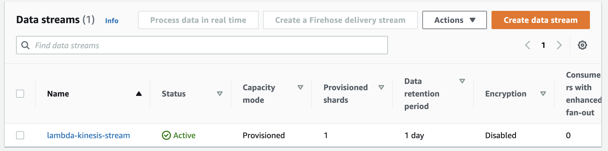 AWS CLIを使用してKinesis Data StreamsでLambda関数を使用してみた。 | DevelopersIO