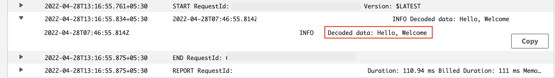 AWS CLIを使用してKinesis Data StreamsでLambda関数を使用してみた。 | DevelopersIO