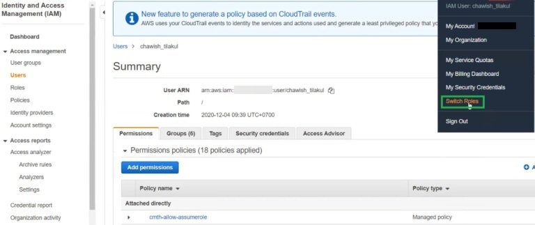 AWS IAM: การใช้งาน Switch Role | DevelopersIO