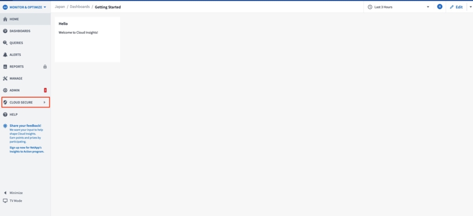 NetApp Cloud Insights – Cloud Secureを使ってみた(導入編) | DevelopersIO