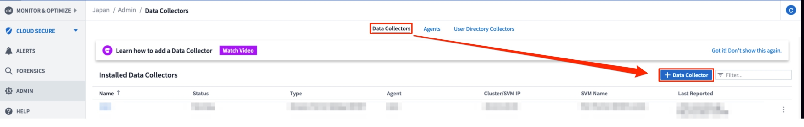 NetApp Cloud Insights – Cloud Secureを使ってみた(導入編) | DevelopersIO