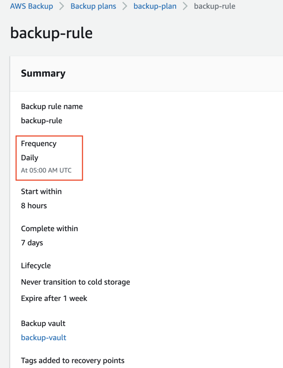 AWS CLIを使用してAWS Backupを作成してみた。 | DevelopersIO
