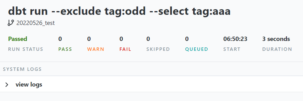 dbtのtagについて細かな挙動を確認してみた #dbt | DevelopersIO