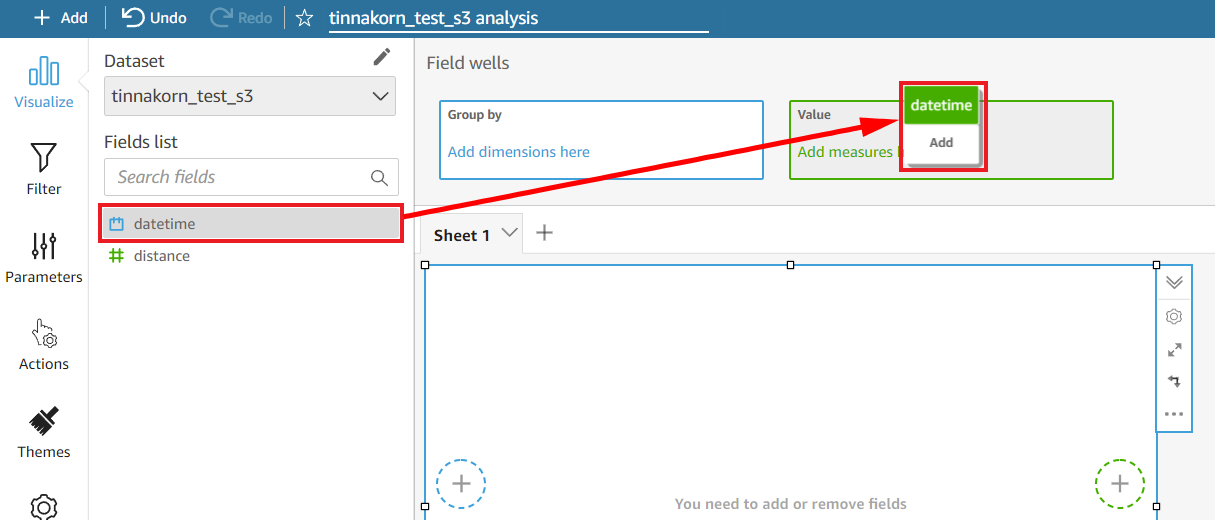 วิธีการเชื่อมต่อจาก QuickSight ไปยัง Athena | DevelopersIO