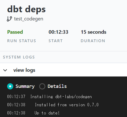dbtでmodelやsourceのベースとなるコードを自動で生成してくれるpackage「codegen」を試してみた #dbt | DevelopersIO