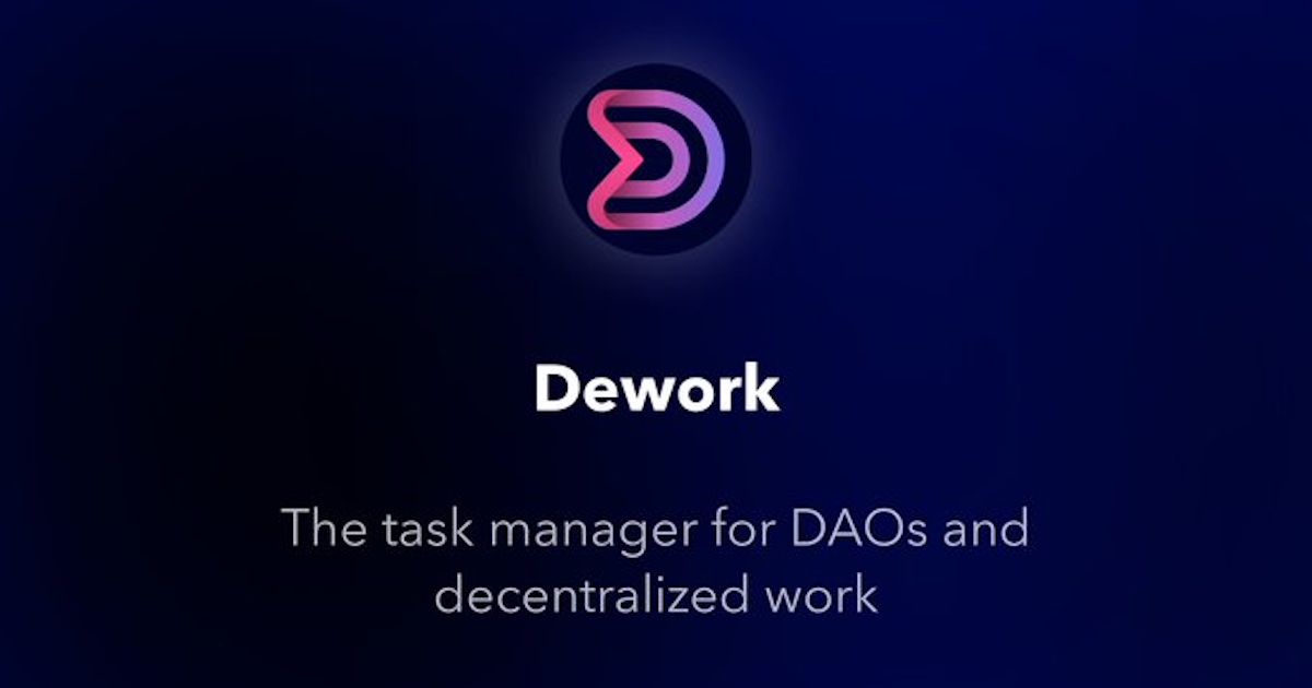 DeworkでDAOのプロジェクトを立ち上げてみた | DevelopersIO