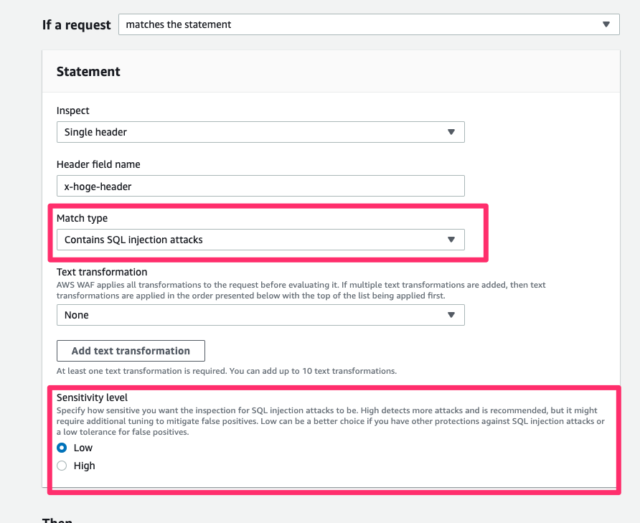 AWS WAF の SQLインジェクションルールステートメントに対して Sensitivity levels が設定出来るようになったので攻撃 ...
