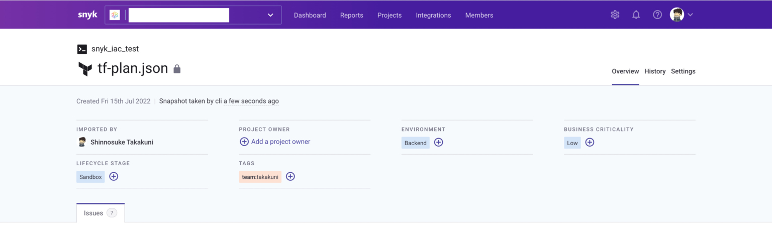 Snyk IaCの結果をWeb UIに直接出力する | DevelopersIO