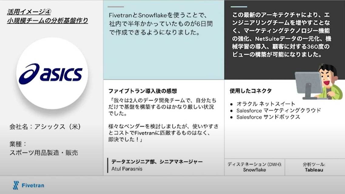 【レポート】 クラウドDWH時代のデータパイプライン「Fivetran」 が最強と思う理由〜日本人社員第一号が語る〜 #devio2022 | DevelopersIO