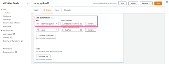 [アップデート] AWS Glue Python Shellがプリロードライブラリを備えた Python 3.9環境、追加ライブラリのインストールを実際に試してみました！ | DevelopersIO