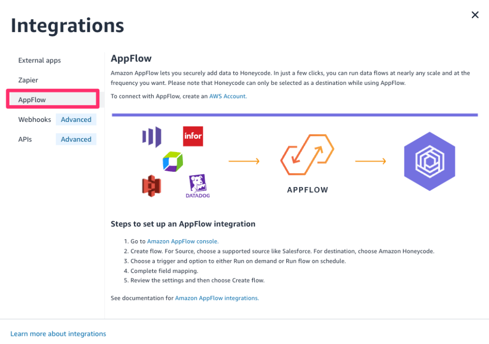 Amazon Honeycode の外部統合機能が新しくなったようなので Zapier 統合を有効化して確認してみた | DevelopersIO