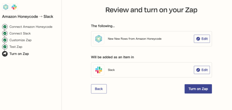 Amazon Honeycode の外部統合機能が新しくなったようなので Zapier 統合を有効化して確認してみた | DevelopersIO