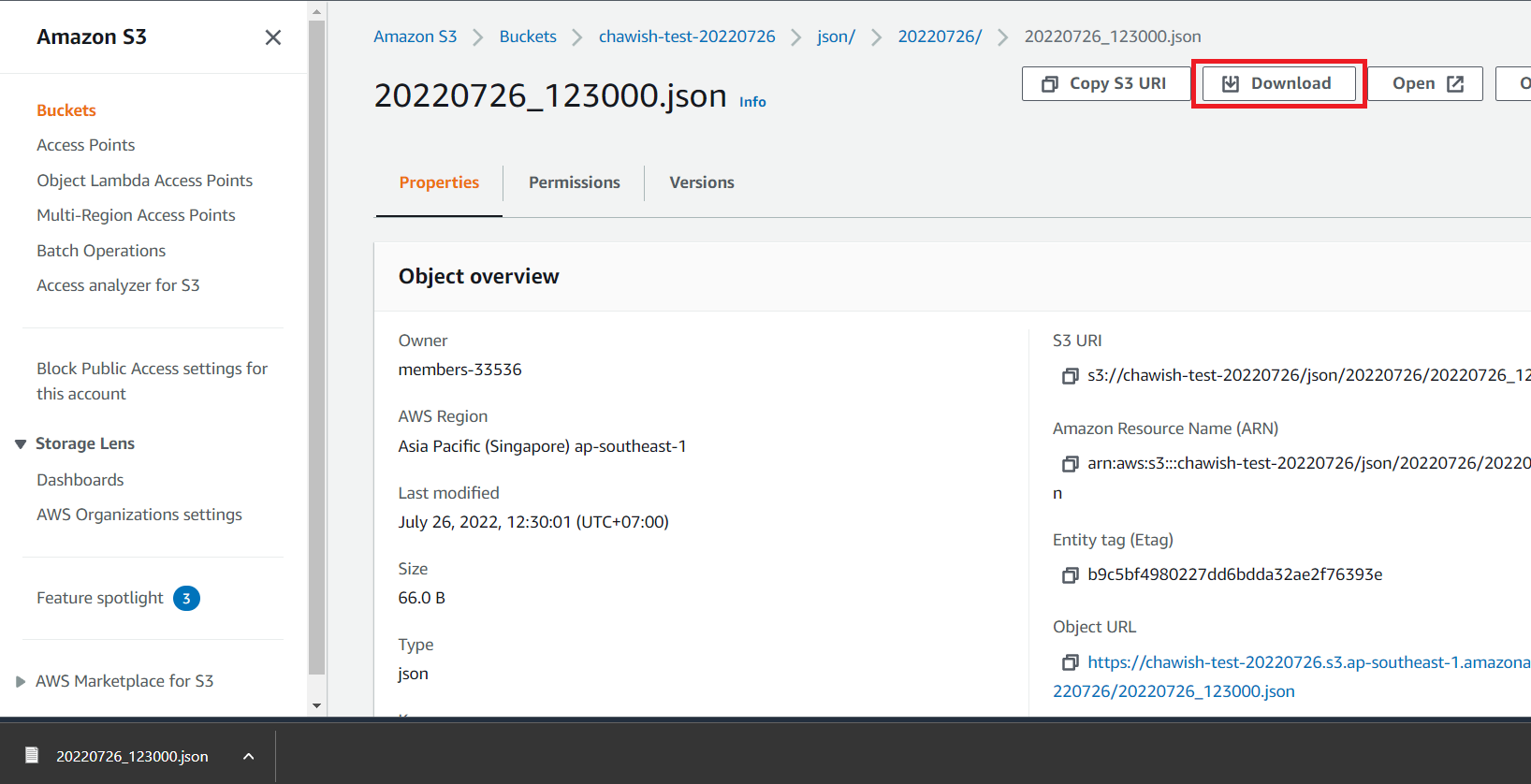 การสร้าง S3 เพื่อนำมาวิเคราะห์ใน QuickSight | DevelopersIO