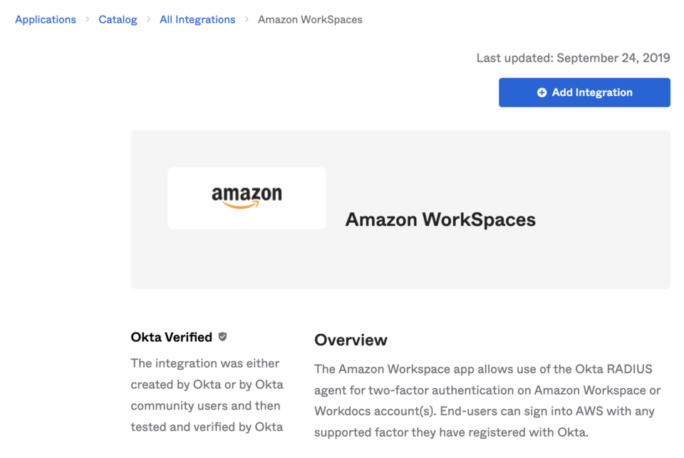 Okta MFAでWorkSpacesを作成してみた。 | DevelopersIO
