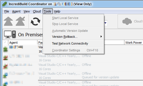 IncrediBuildでCoordinator Settingsが選択できない場合は | DevelopersIO