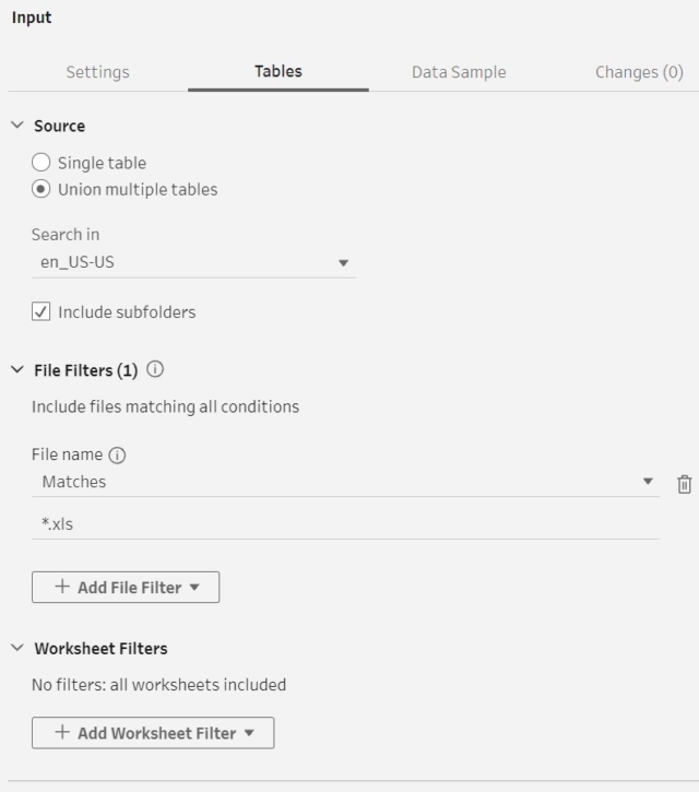 Using Wildcard Union to connect data in Tableau Prep | DevelopersIO