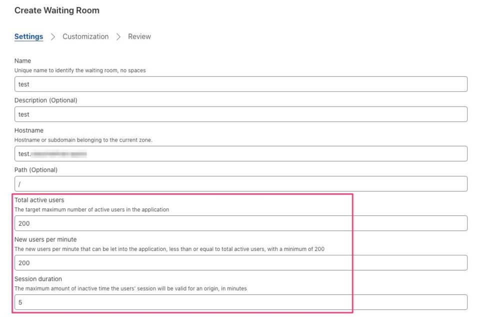 Cloudflare Waiting Roomの設定項目（アクティブユーザーの合計数、分単位の新規ユーザー、セッション時間）についてまとめてみ ...