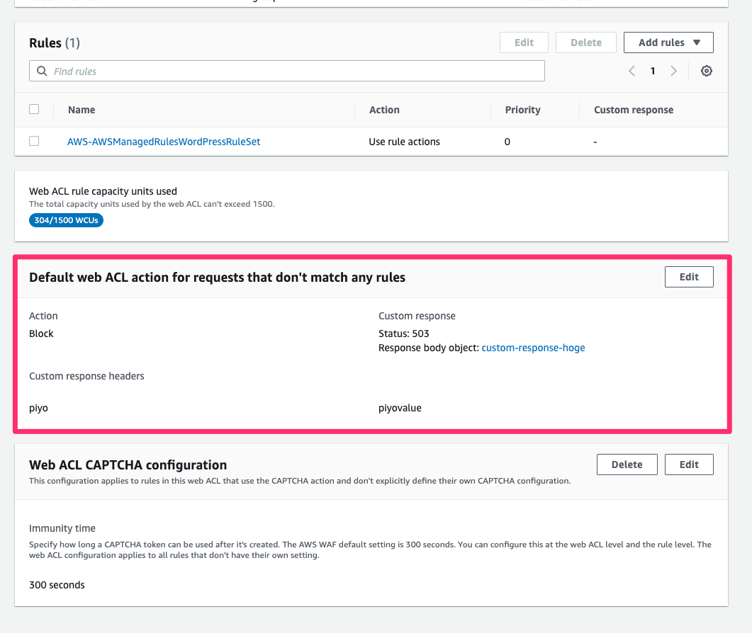AWS Firewall Manager のセキュリティポリシーによって自動作成された Web ACL を子アカウントから編集出来るか確認して ...