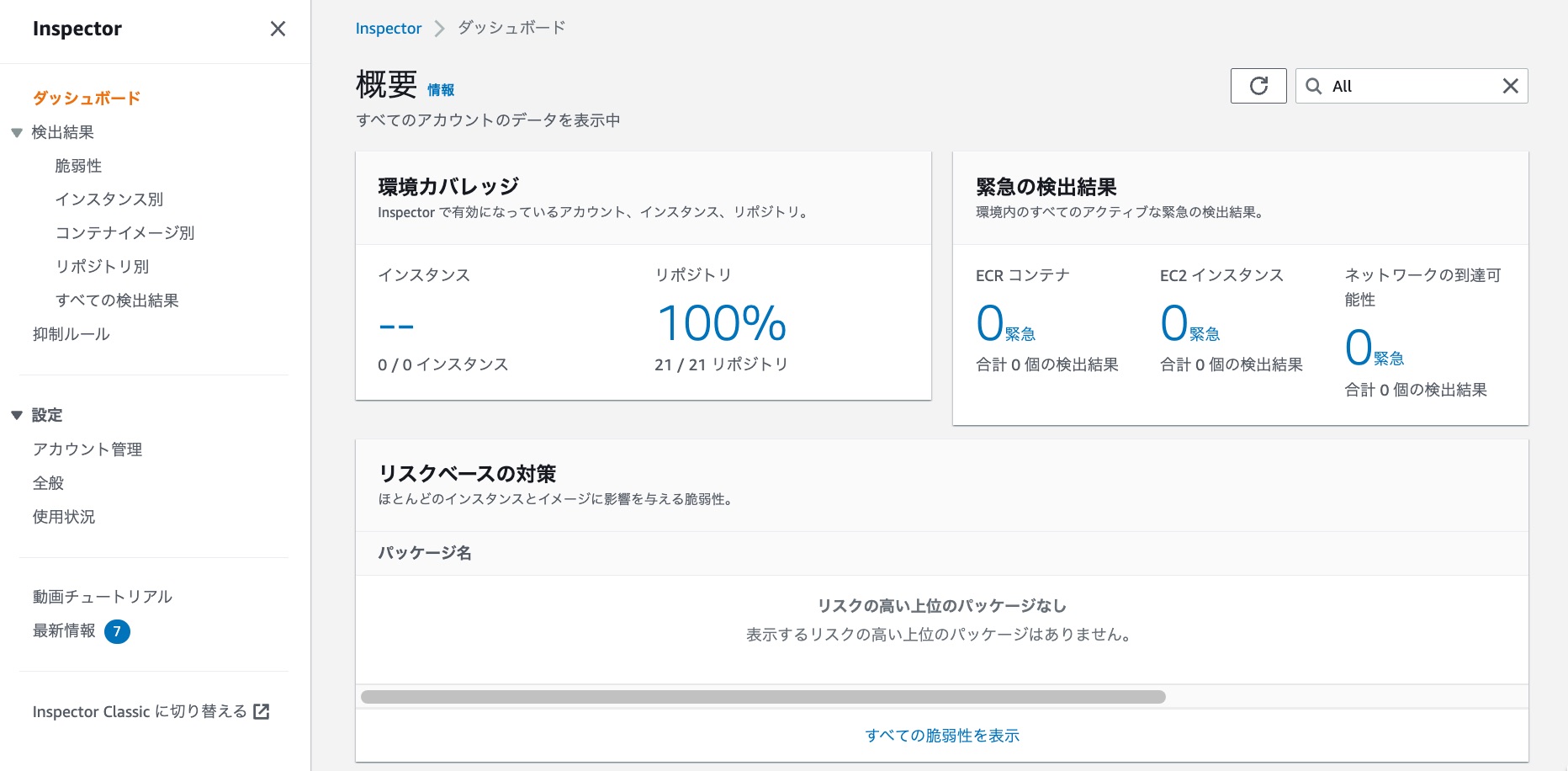 Amazon Inspector v2 で EKS のノード（EC2）をスキャンしてみた | DevelopersIO