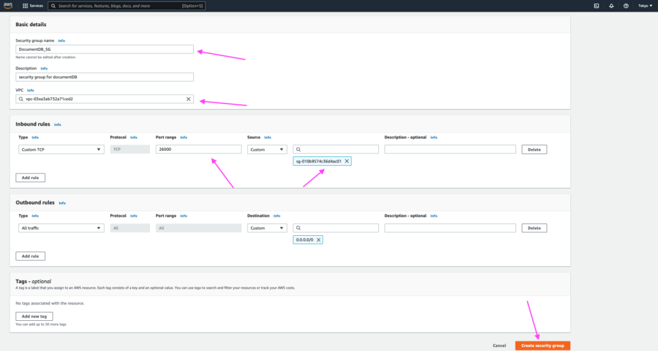I created AWS DocumentDb and inserted queries | DevelopersIO