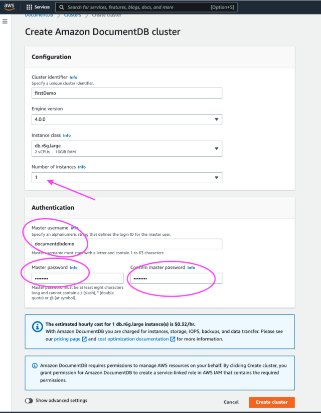 I created AWS DocumentDb and inserted queries | DevelopersIO