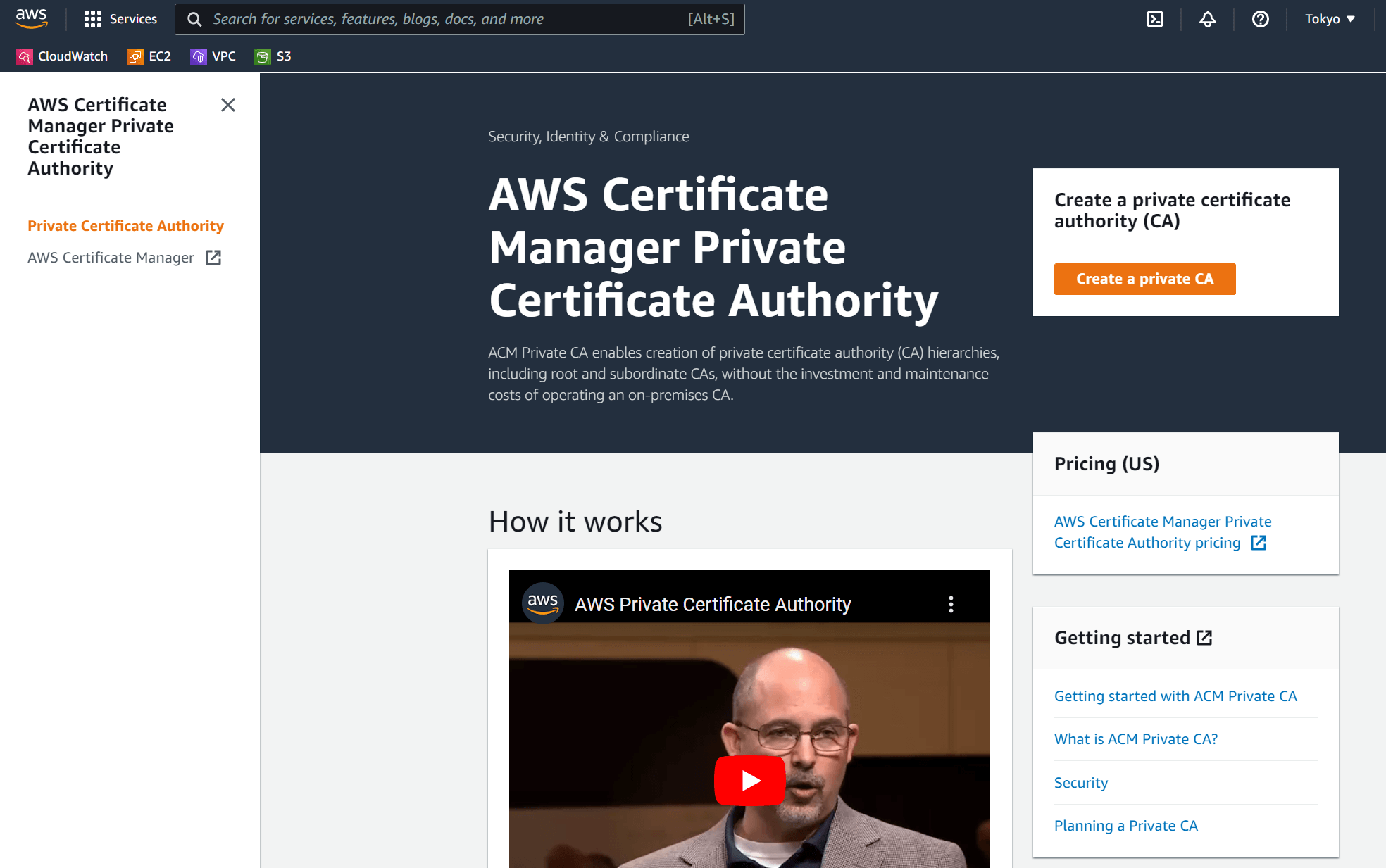 AWS Certificate Manager Private Certificate Authority は AWS Private Certificate Authority になりました ...