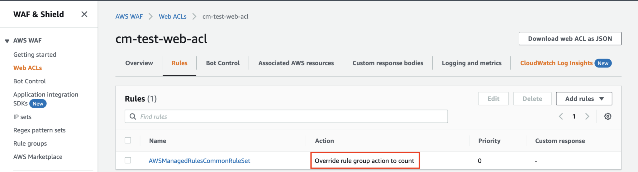 CloudFormationでAWS WAFのカウントモードとブロックモードを切り替えてみる | DevelopersIO