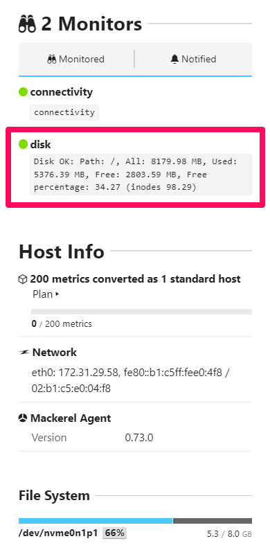 ตรวจสอบรายละเอียดเกี่ยวกับ Metric ของ Mackerel | DevelopersIO