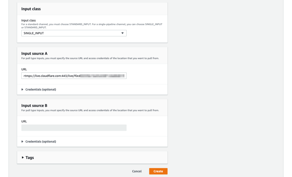 AWS Elemental MediaLiveのRTMP pull inputを使ってみた | DevelopersIO