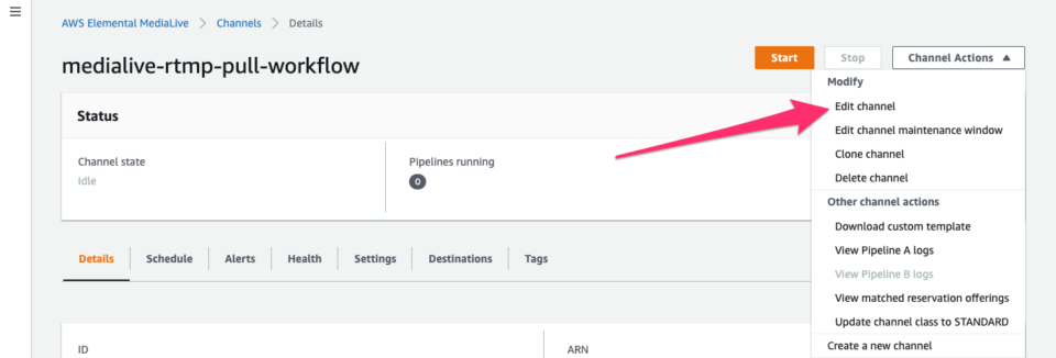 AWS Elemental MediaLiveのRTMP pull inputを使ってみた | DevelopersIO