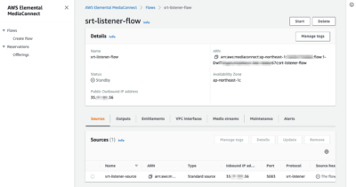 [UPDATE] AWS Elemental MediaConnectがSRT caller modeをサポートしました！ | DevelopersIO