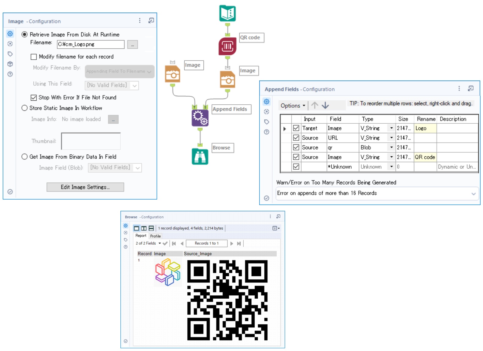 Create a QR code with an embedded Logo in Alteryx | DevelopersIO