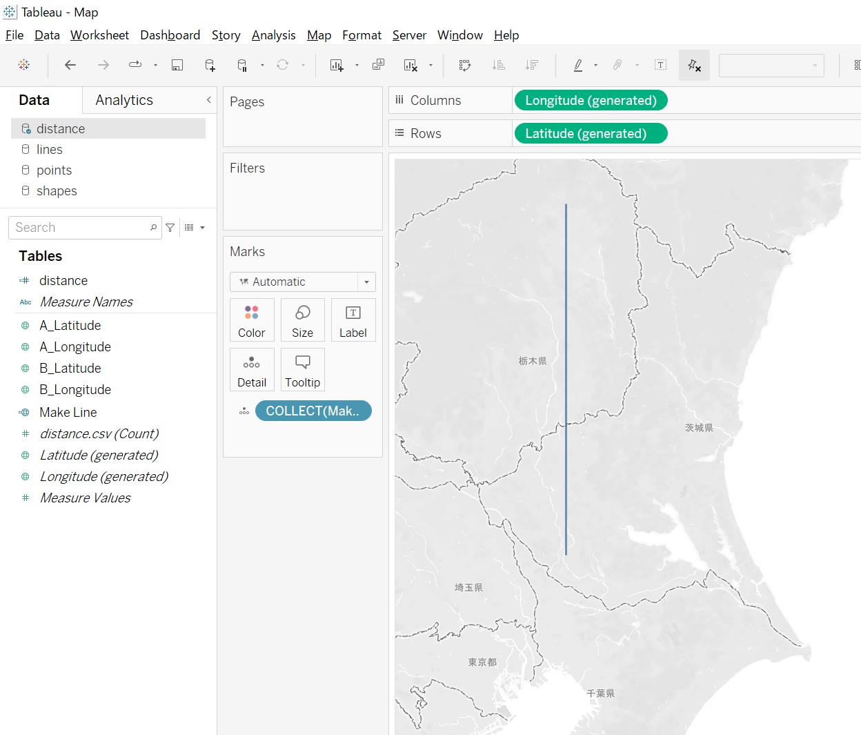 Using Tableau’s Spatial Functions | DevelopersIO