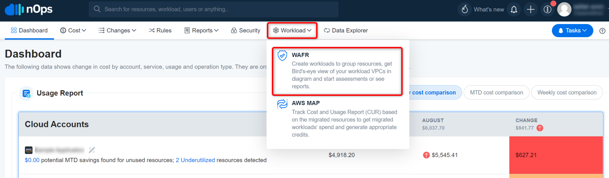 nOpsのWorkload機能でアセスメントの工数を削減する | DevelopersIO