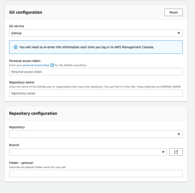 AWS Glue で使えるようになった Git 統合機能を使ってみた | DevelopersIO
