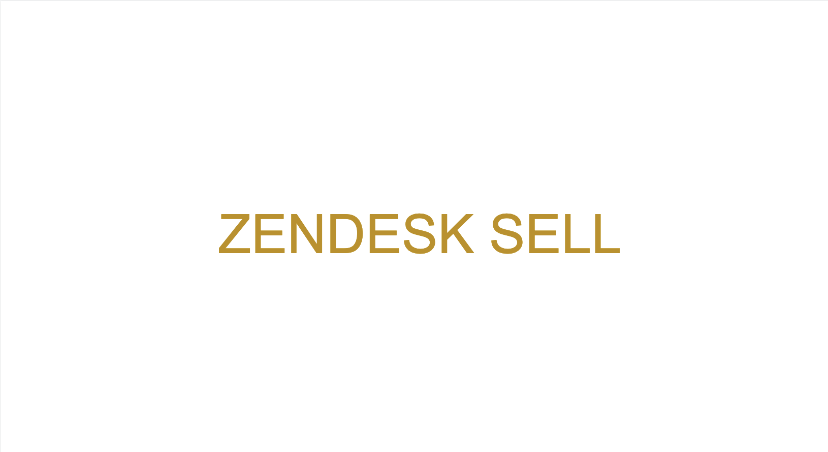 Main Terminologies in Zendesk Sell | DevelopersIO